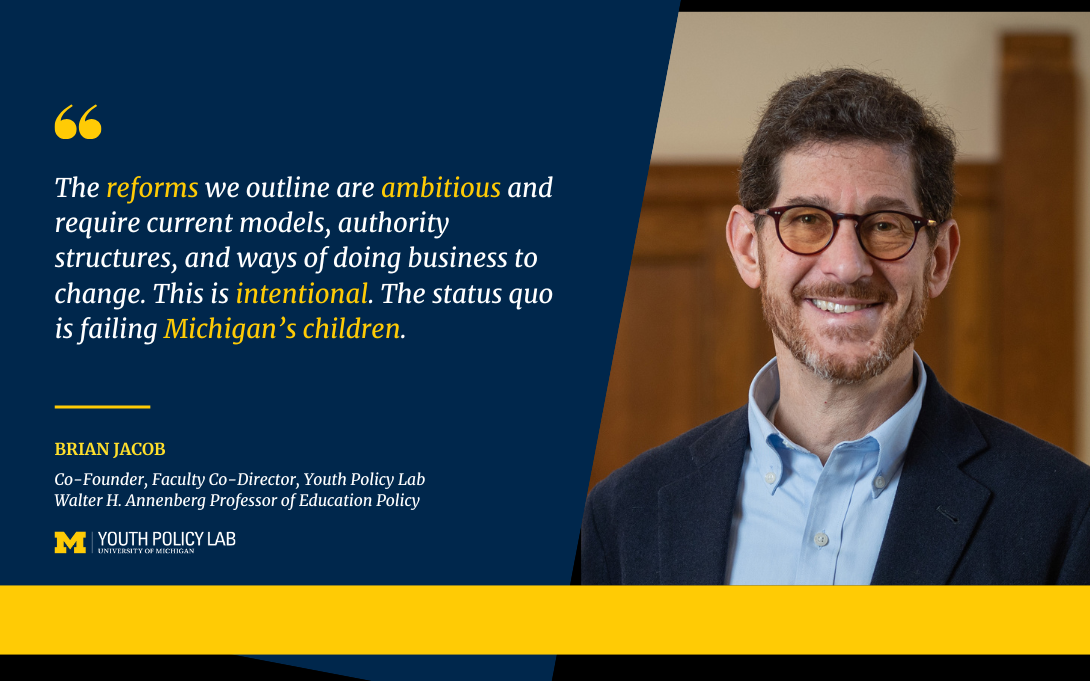 Brian Jacob: Michigan's education system needs structural reform now ...